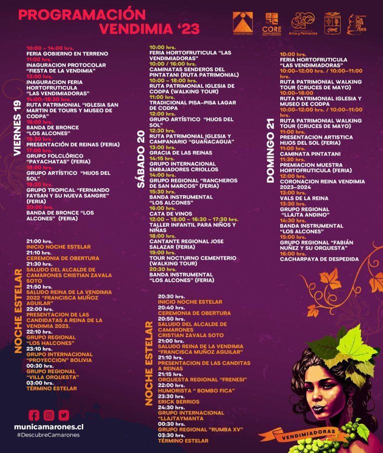 Fiesta De La Vendimia Del Valle De Codpa 2023 - Identidad Y Futuro